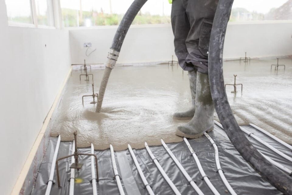 Screed Depth And Underfloor Heating - Cemfloor